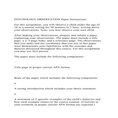 ⛔ How to write an observation paper. How to Write an Observation Essay ...