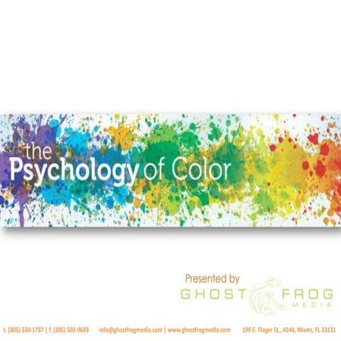Psychology of Color in Marketing | PPTX