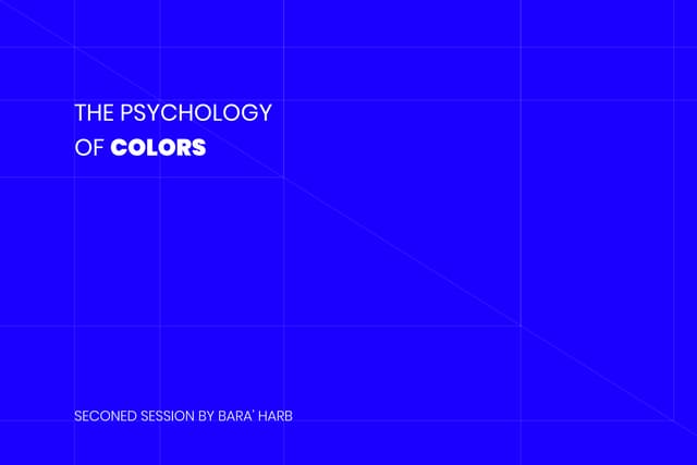 Psychology of colors | PPTX