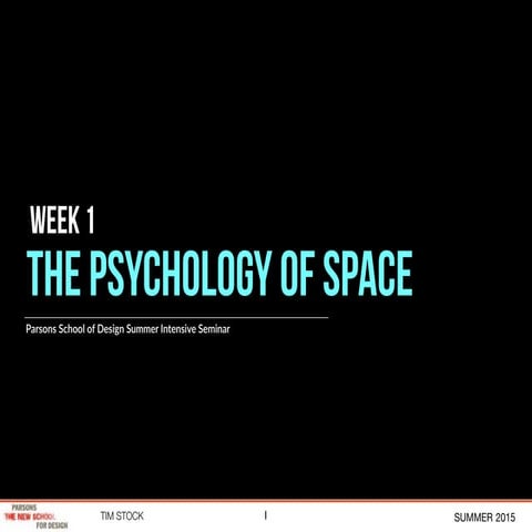 Psychology of space | PDF