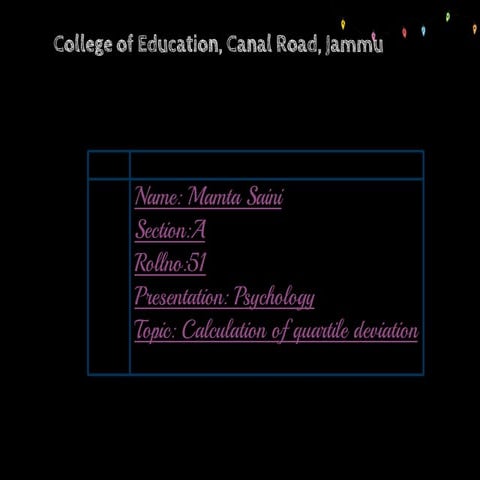Quartile Deviation Pdf Physics Science