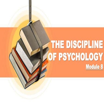 The Discipline of Psychology | PPTX