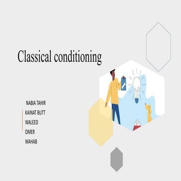 Classical conditioning | PPT