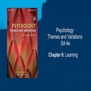 Psychology SA_4e_Ch06_PowerPoint slides to use | PPTX