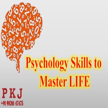 100 Psychology Skills to Master LIFE - The Brain Gym | PPT