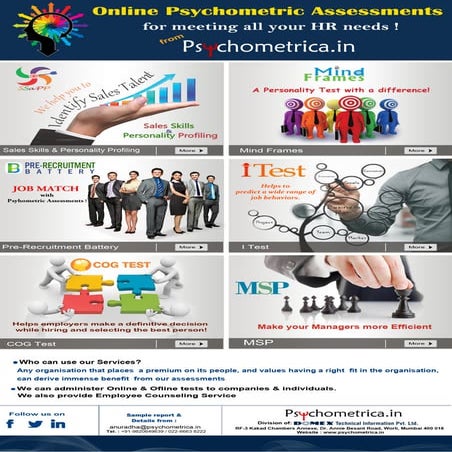 Online Psychometric Test | PDF