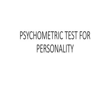 PSYCHOMETRIC TEST FOR PERSON..ALITY.pptx