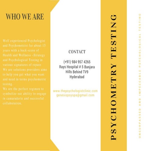 Psychometric Assessment at its best | PDF | Educational Assessment ...