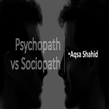 Psychopathy | PPTX