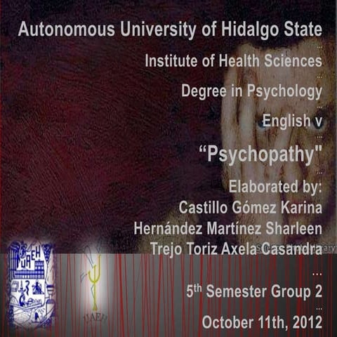 Psychopathy | PPTX