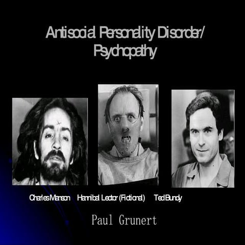 Psychopathy project | PPT