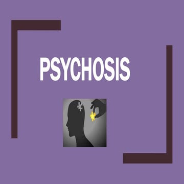 Psychosis | PPTX