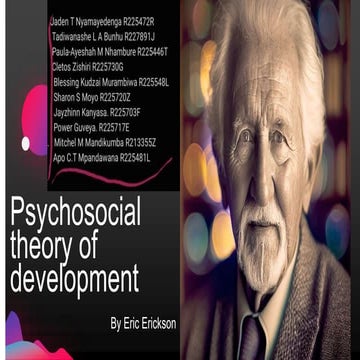 Psychosocial theory of development-1.pptx | Parenting Babies and ...