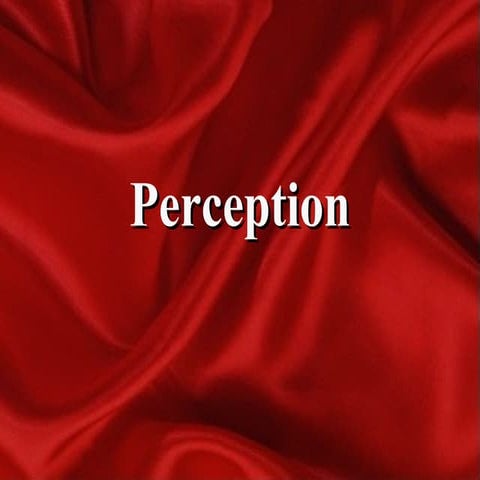 Psychology, Chapter 3 Sensation and Perception | PPT