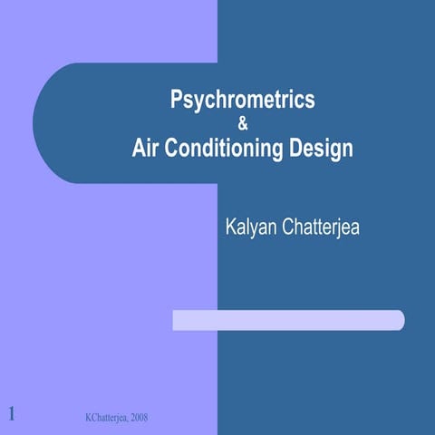 Psychrometrics | PPT
