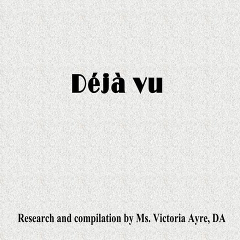 Psy deja vu | PPT