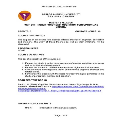 Psyf 548 master syllabus january 2010 | DOCX