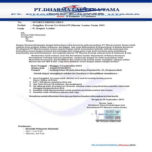 Pt.dharma lautan utama | DOCX