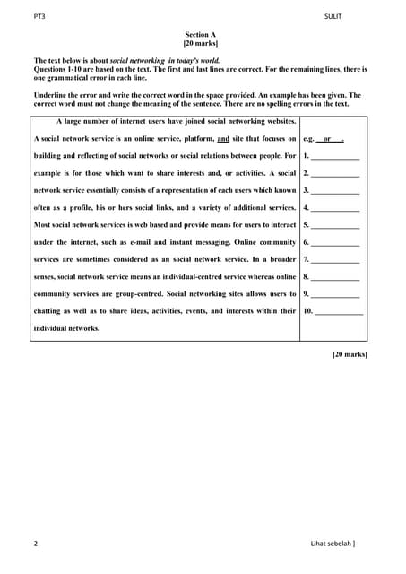 Pt3 speaking sample test examiner booklet | PDF