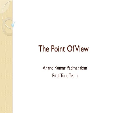 Analyzing Your Point Of View In a Business Model | PDF