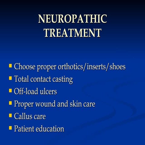PT804 Neuropathic Ulcer Treatment | PPT
