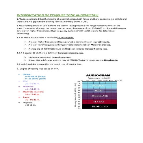 Pure Tone Audiometry | PDF