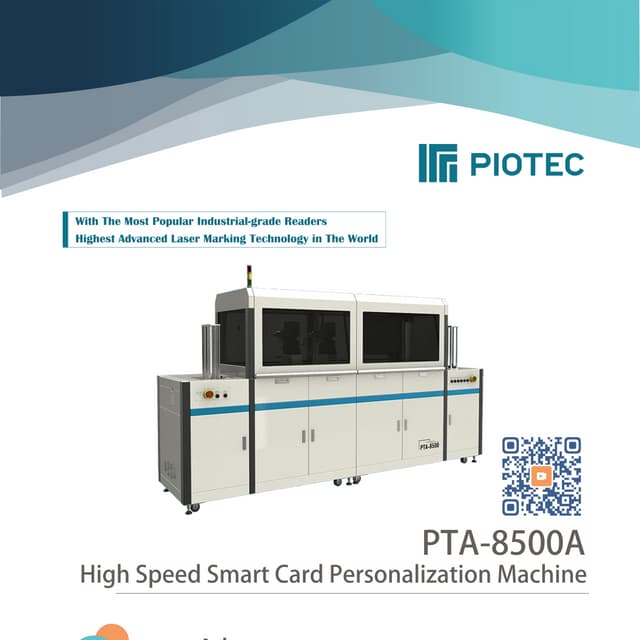 High Speed Smart Card Personalization Machine PTA-8500A | PDF