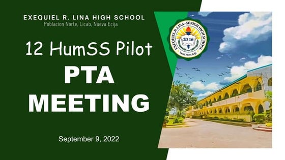 PTA GENERAL MEETING and card day PPT.pptx | Educational Assessment ...