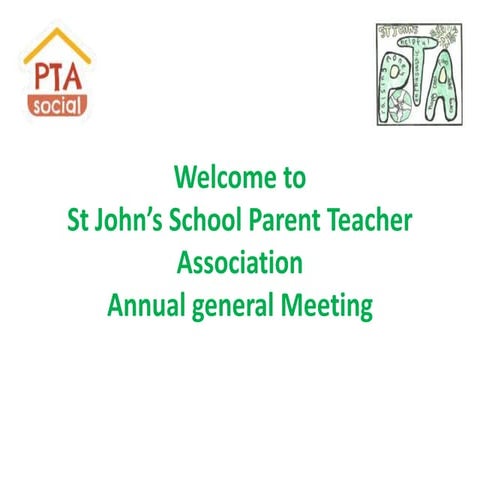 PTA AGM Presentation 2015 | PPTX