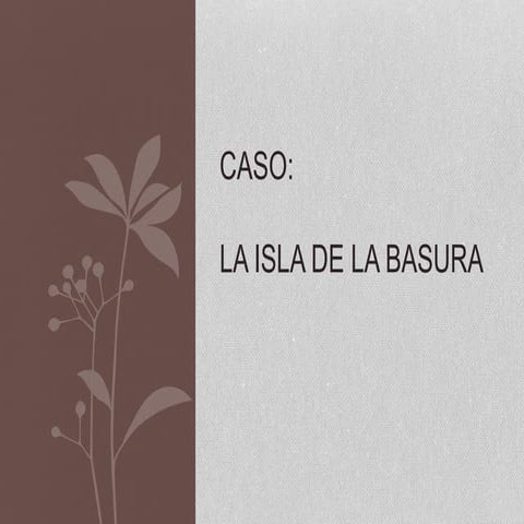Presentación Isla Basura | PPTX