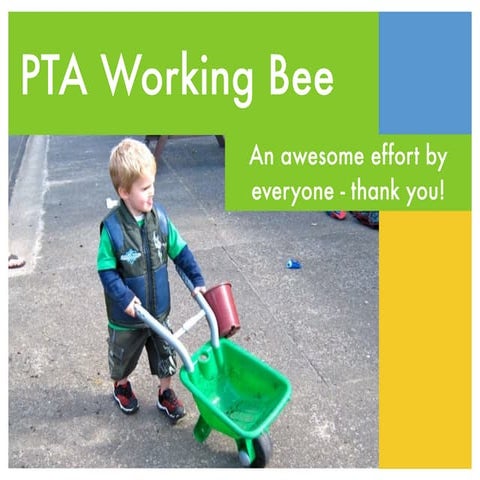 PTA Working Bee | PPT