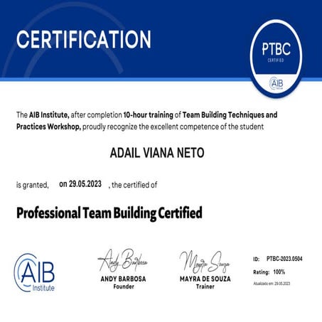 PTMC - Professional Team Metrics Certified | PDF