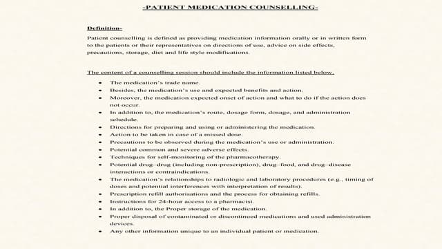 Prescribed Medication Order and Communication Skills.pptx ...