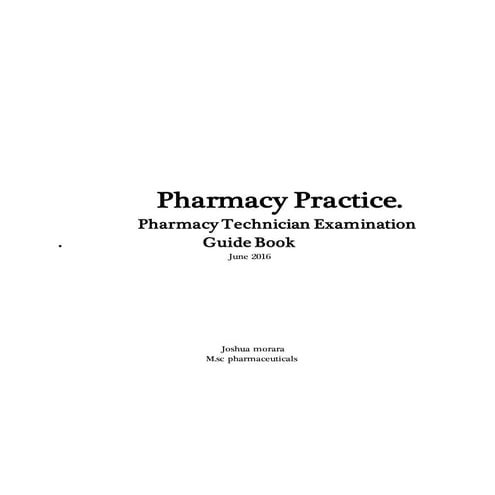 Ptcb notes | DOCX