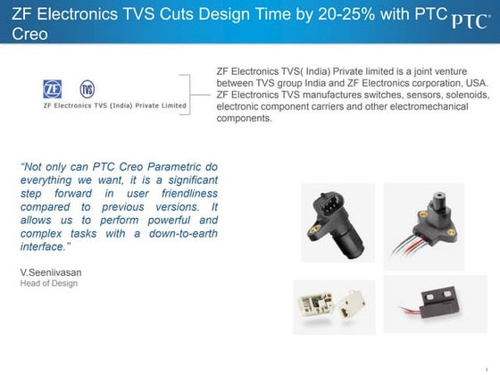 Ptc creo parametric success slides | PDF | Technology & Computing