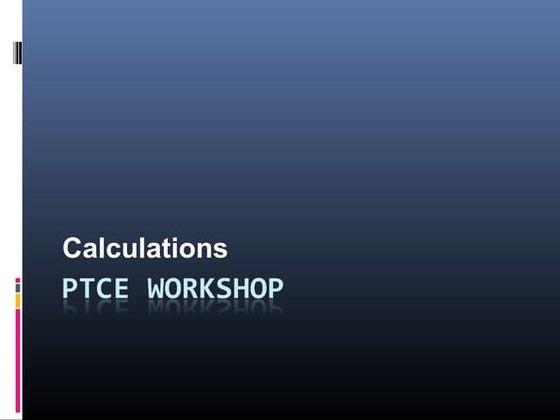 Drip calculation powerpoint | PPT