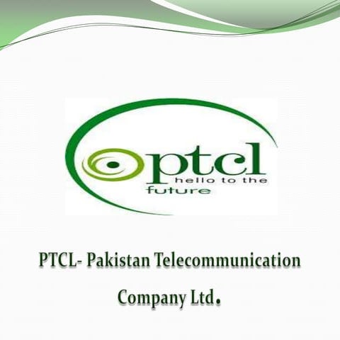 Ptcl.ppt | Telecommunications Industry | Industries