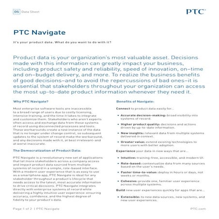 PTC Navigate - Simplified PLM Access for Better Collaboration.pdf