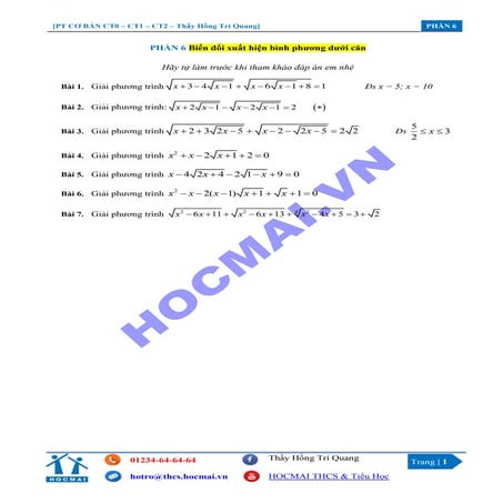 Pt co ban bttl phan 6 ct0, ct1, ct2 | PDF