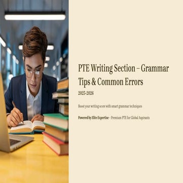 PTE Preparation Course 2025-2026 design for pharmacist | PDF