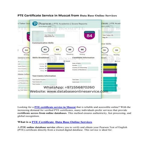 PTE Certificate Service in Muscat from Data Base Online Services.pdf