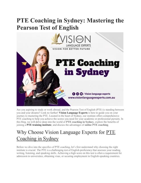 What is the PTE Mock Test? | PDF | Standardized Testing | Educational ...