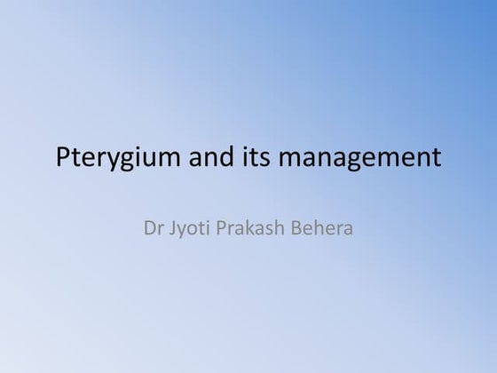 Pterygium | PPT