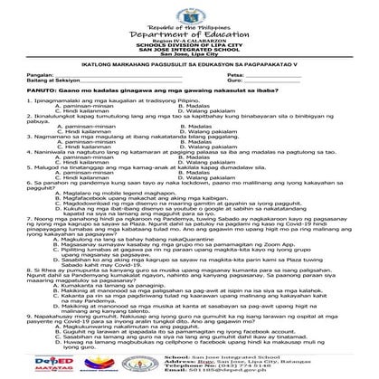 PT_ESP-5_Q3-4 detailed lesson plan and powerpoint usable | DOCX