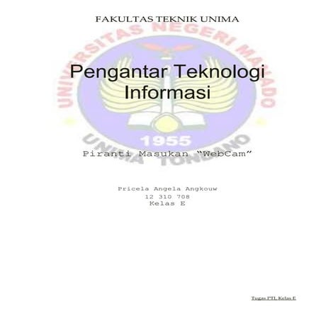 PTI - Peranti Masukan "WebCam" | DOCX