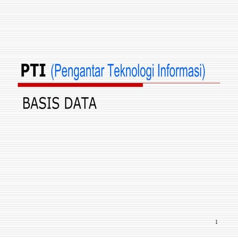 BASIS DATA | PPT