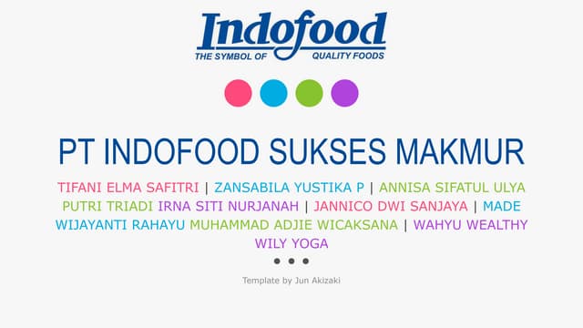 Analisis SWOT and Matrix Space PT Indofood | PDF