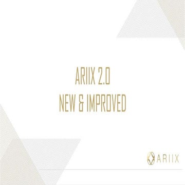 Ariix 2.0 презентация Райли Тиммер 14.02