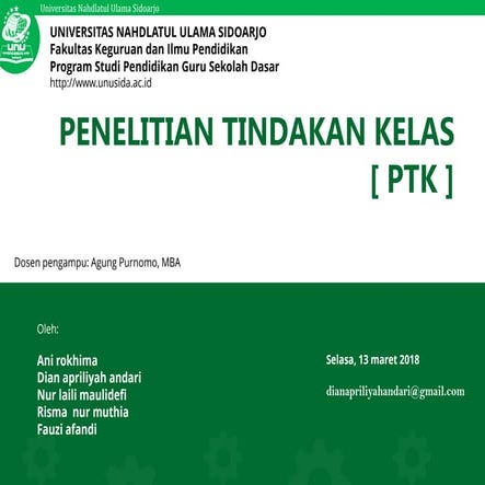 PENELITIAN TINDAKAN KELAS | PDF