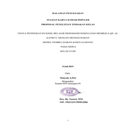 PTK MULYADI LENGKAP.pdf | PDF